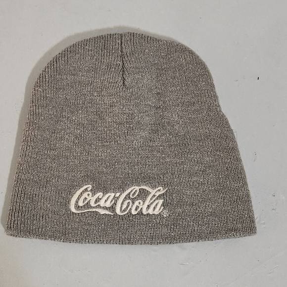 Coca Cola | Accessories | Coca Cola Gray Beanie | Poshmark
